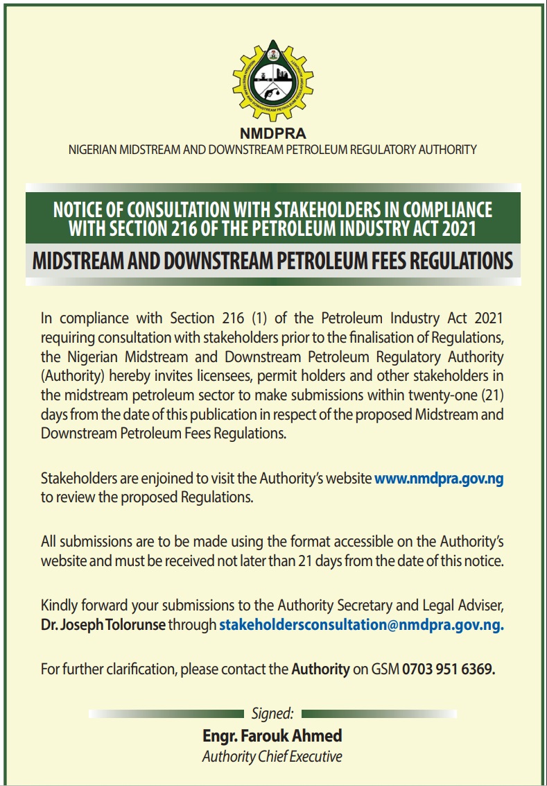 NMDPRA - Leading Oil & Gas Regulatory Authority in Nigeria | Ensuring Development through ...