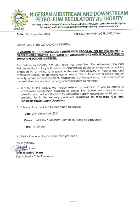 NMDPRA - Leading Oil & Gas Regulatory Authority in Nigeria | Ensuring Development through ...