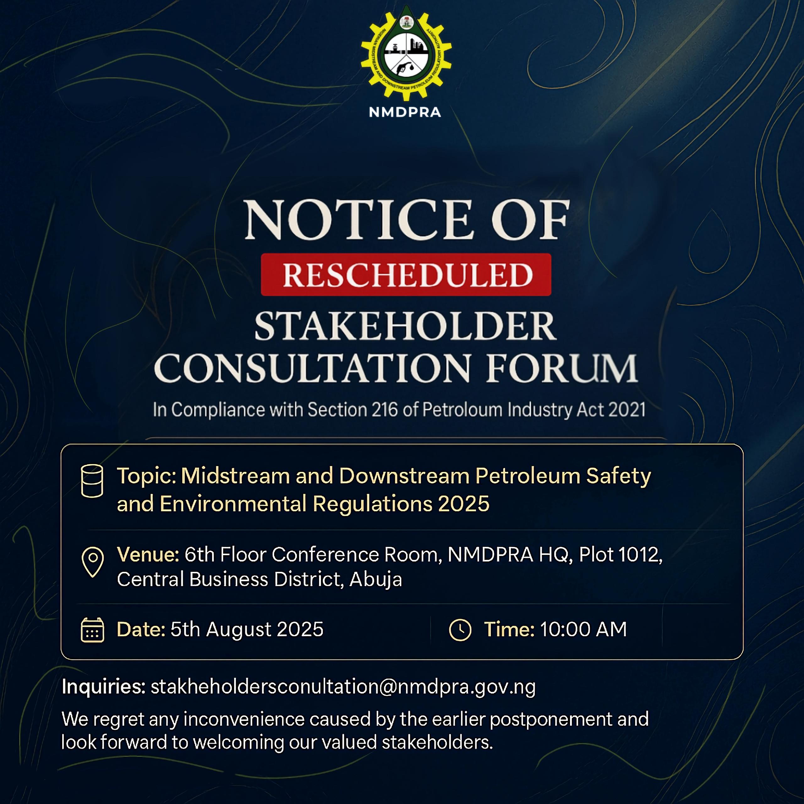 NMDPRA - Leading Oil & Gas Regulatory Authority in Nigeria | Ensuring Development through ...