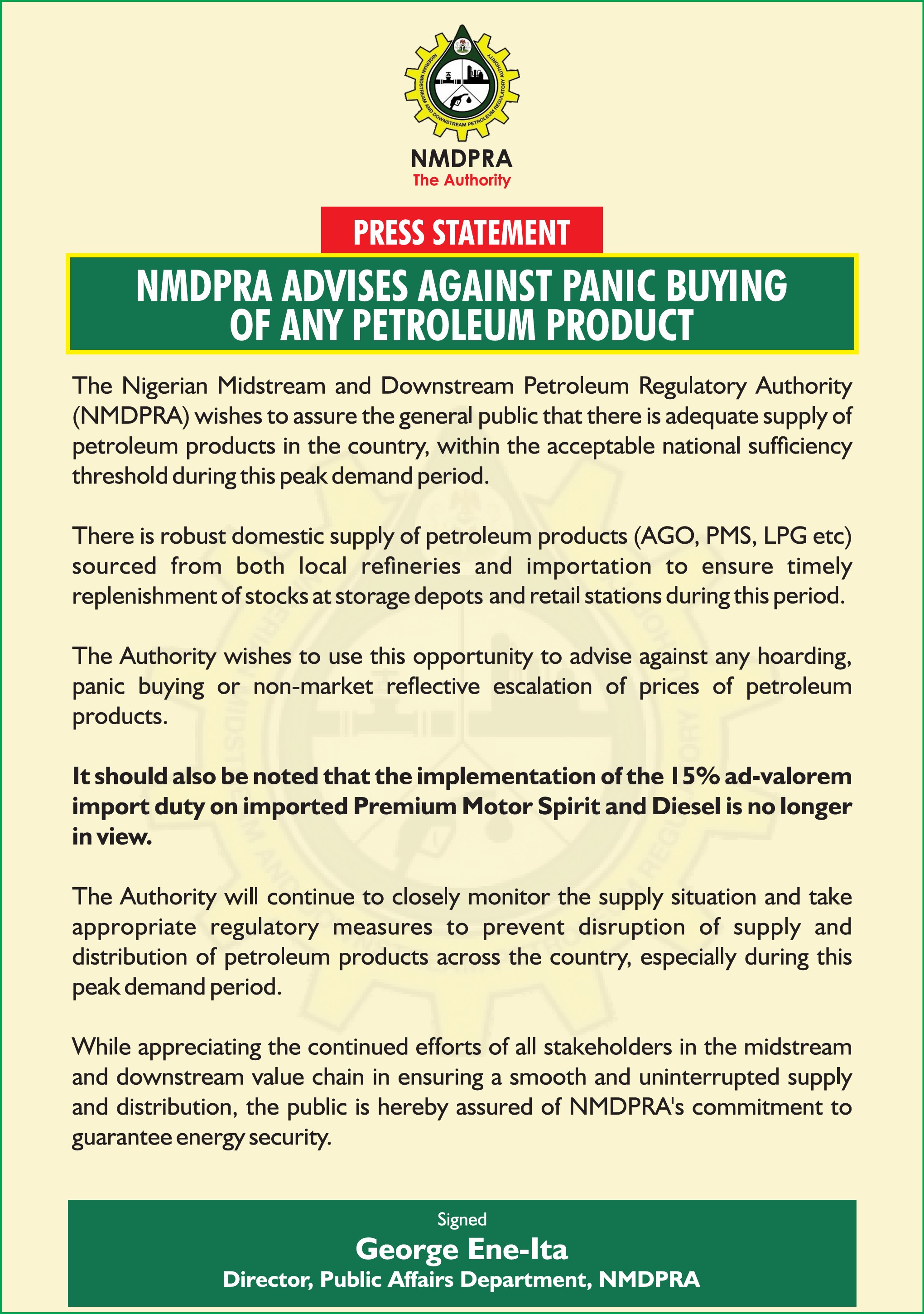 NMDPRA - Leading Oil & Gas Regulatory Authority in Nigeria | Ensuring ...